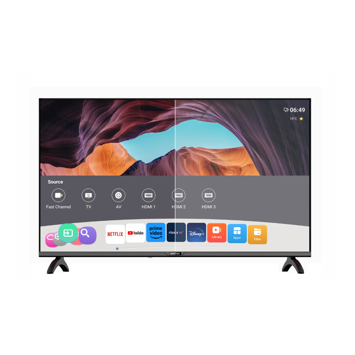 Switch TV - 50" 4K ULTRA HD Digital WhaleOS AI Powered Voice Command ...